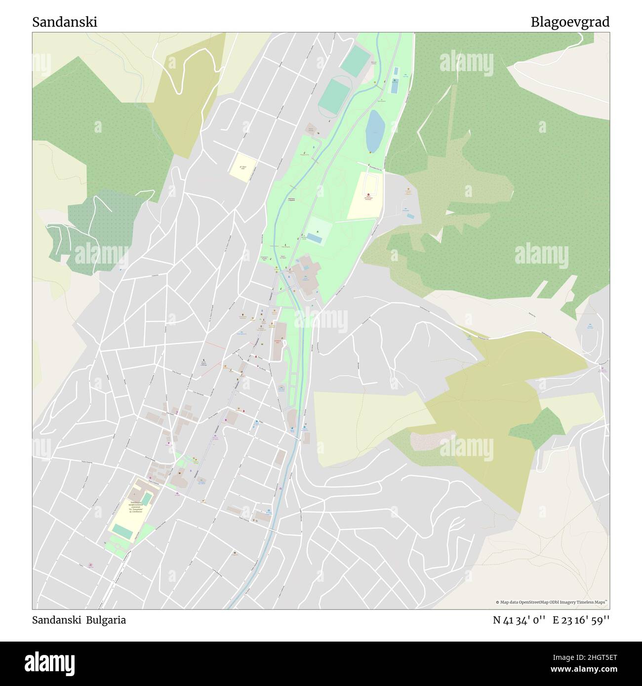 Sandanski, Sandanski, Bulgarien, Blagoevgrad, N 41 34' 0'', E 23 16' 59 ...