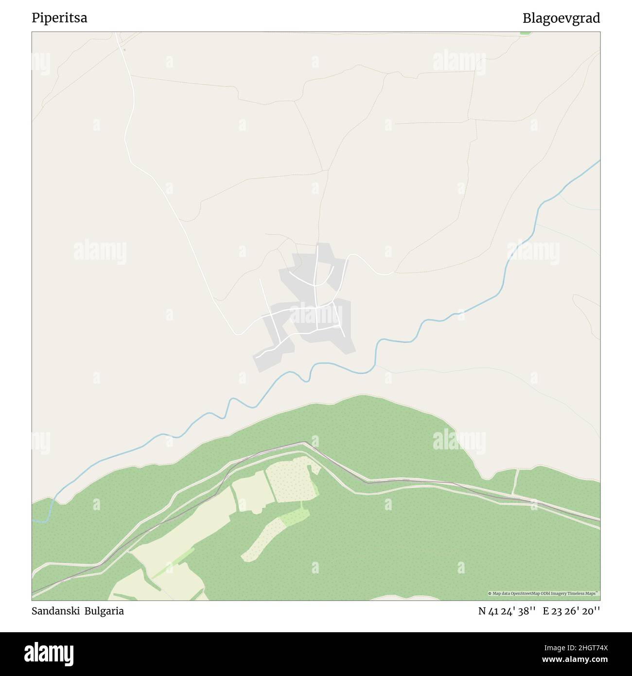 Piperitsa, Sandanski, Bulgarien, Blagoevgrad, N 41 24' 38'', E 23 26 ...