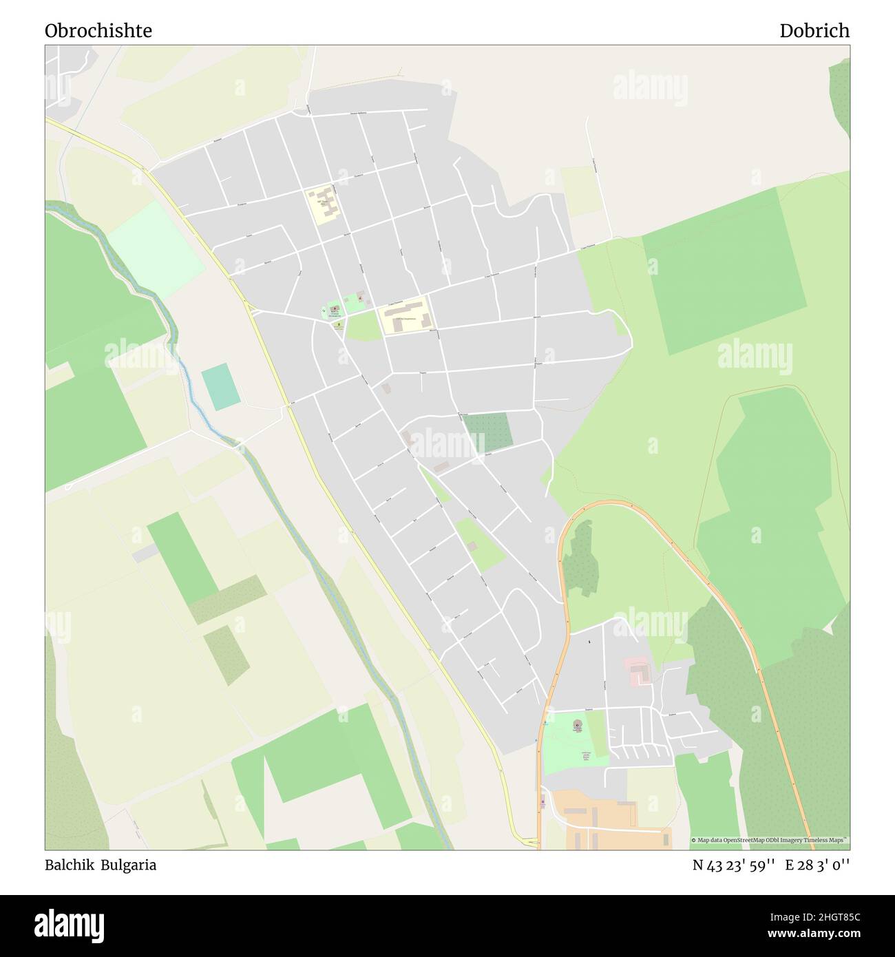 Obrochishte, Balchik, Bulgarien, Dobritsch, N 43 23' 59'', E 28 3' 0 ...