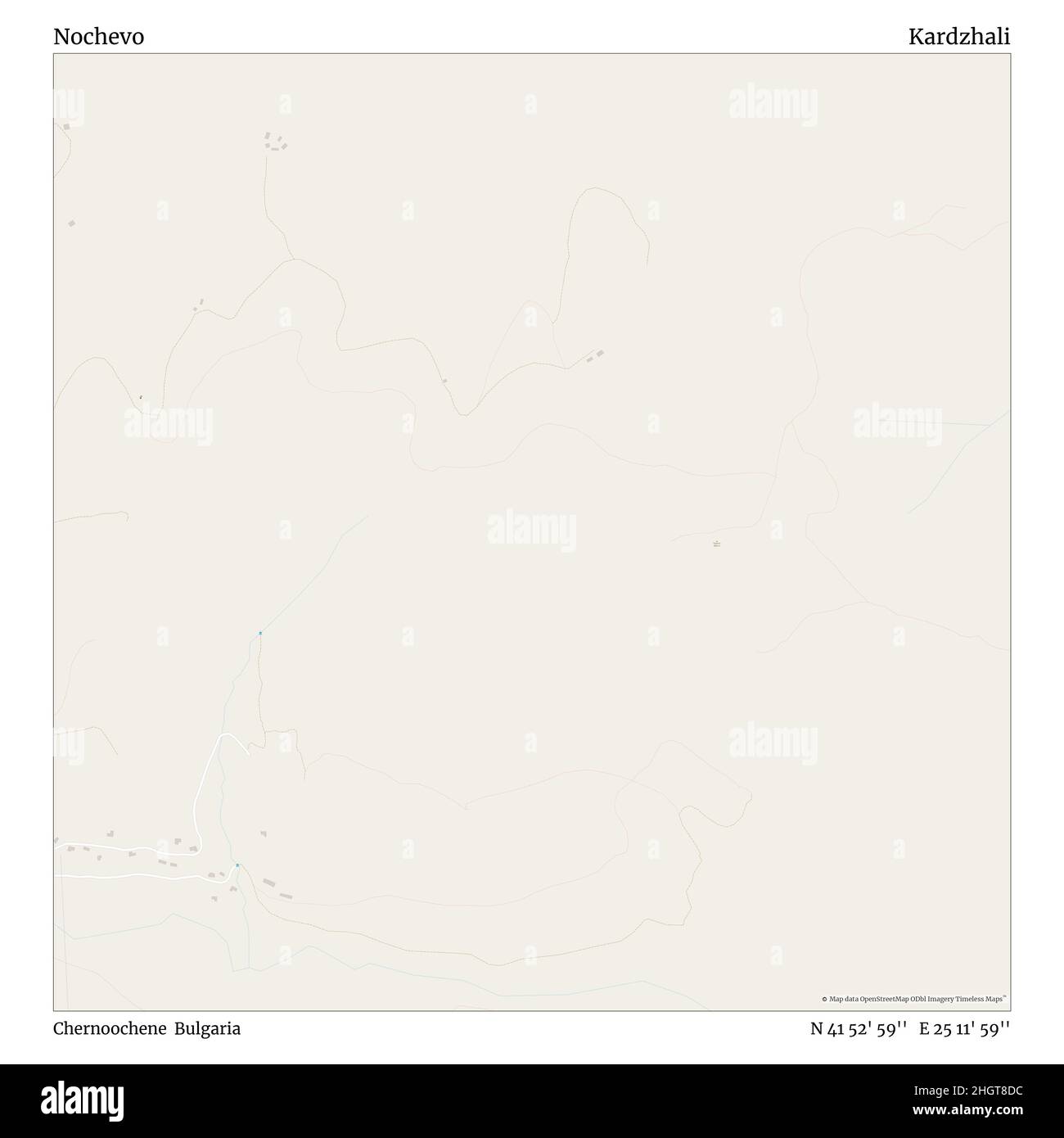 Nochevo, Chernoochene, Bulgarien, Kardzhali, N 41 52' 59'', E 25 11' 59 ...