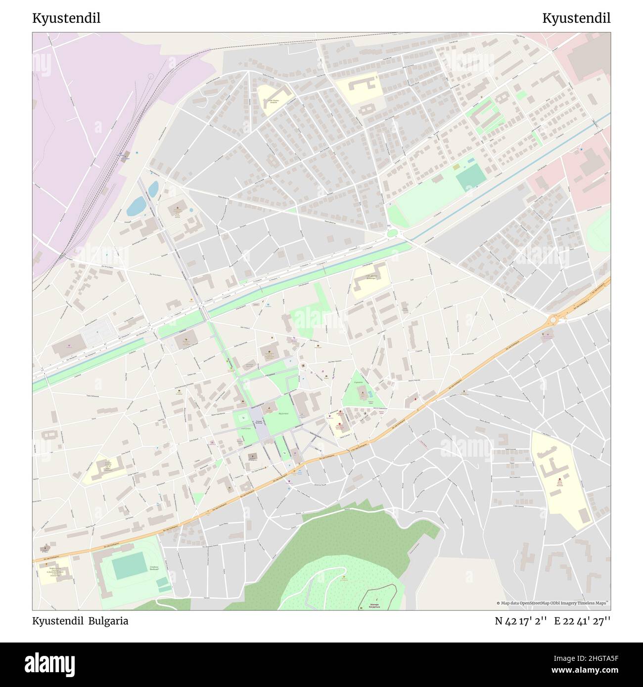 Kyustendil, Kyustendil, Bulgarien, Kyustendil, N 42 17' 2'', E 22 41 ...