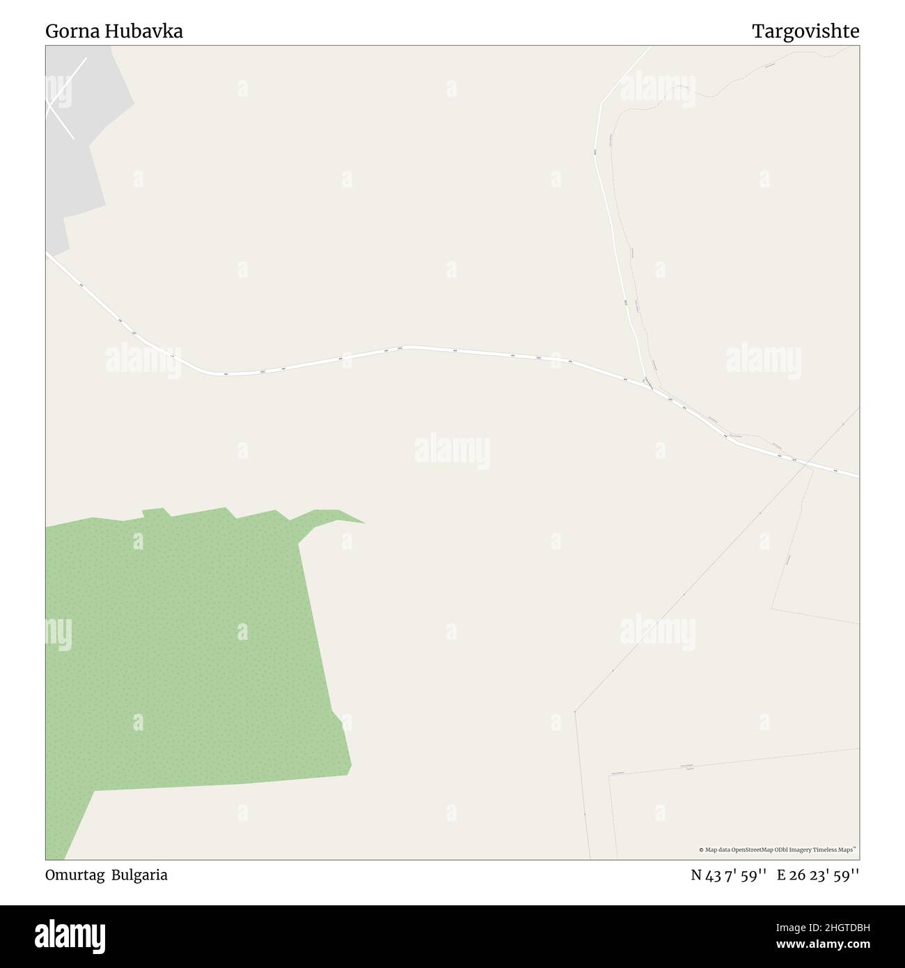 Gorna Hubavka, Omurtag, Bulgarien, Targovishte, N 43 7' 59'', E 26 23 ...