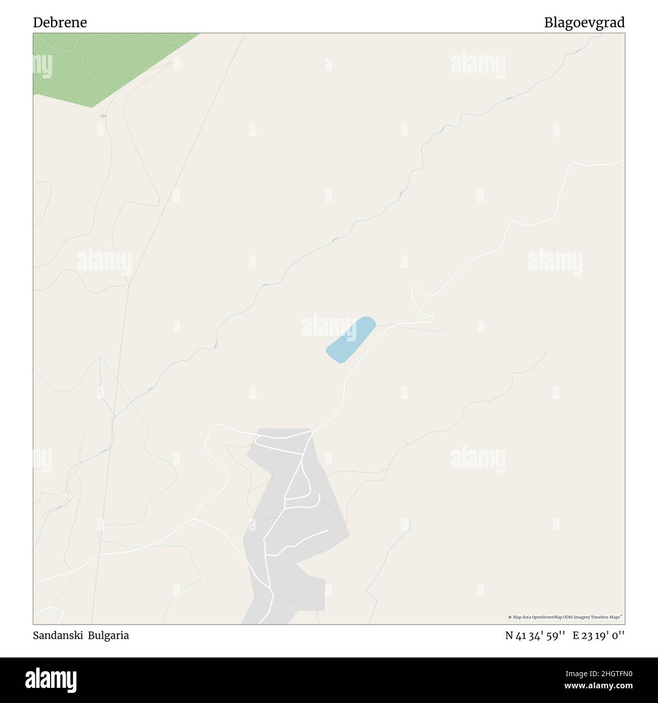 Debrene, Sandanski, Bulgarien, Blagoevgrad, N 41 34' 59'', E 23 19' 0 ...