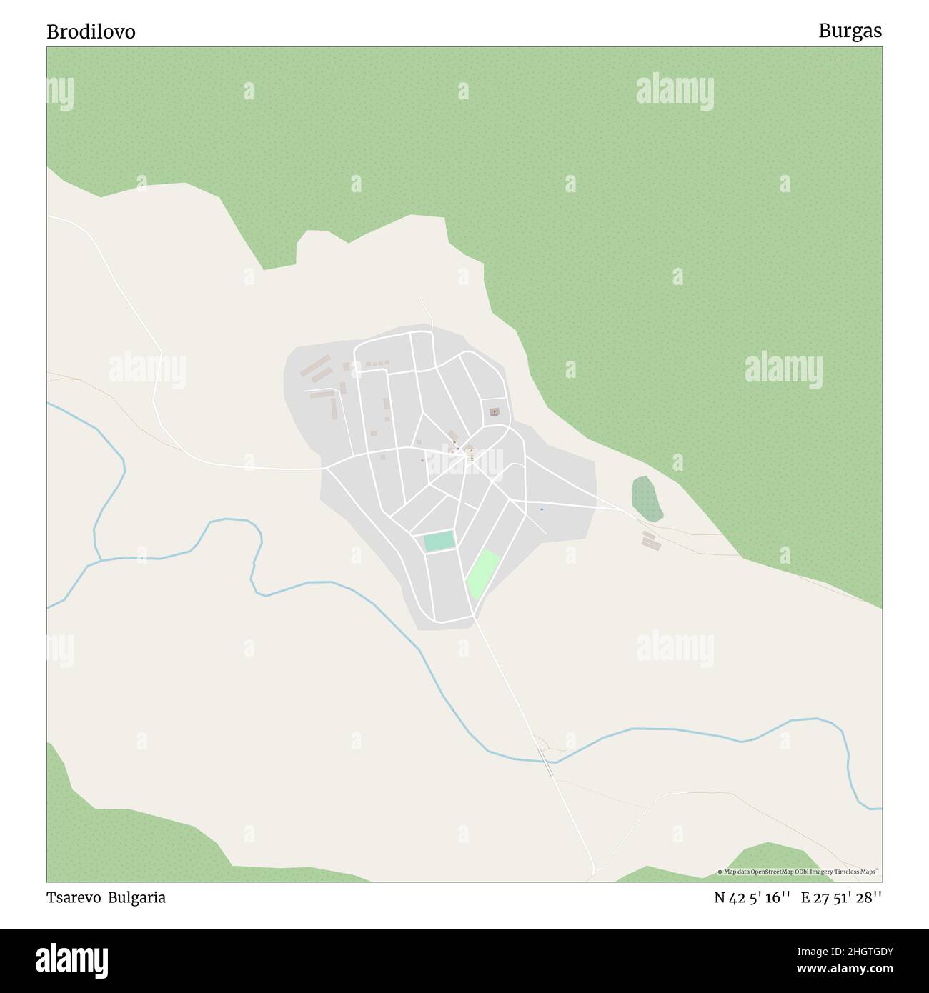 Brodilovo, Tsarevo, Bulgarien, Burgas, N 42 5' 16'', E 27 51' 28'', map ...