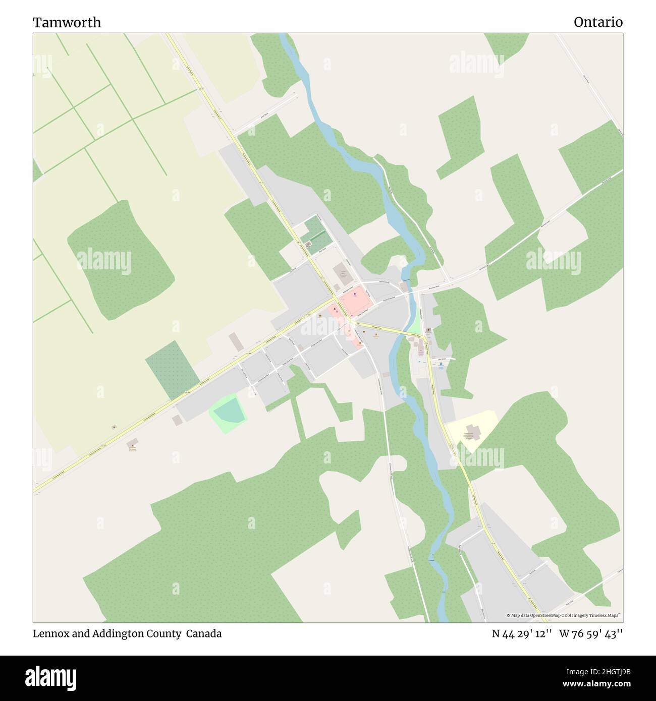 Tamworth Karte Stockfotos und -bilder Kaufen - Alamy