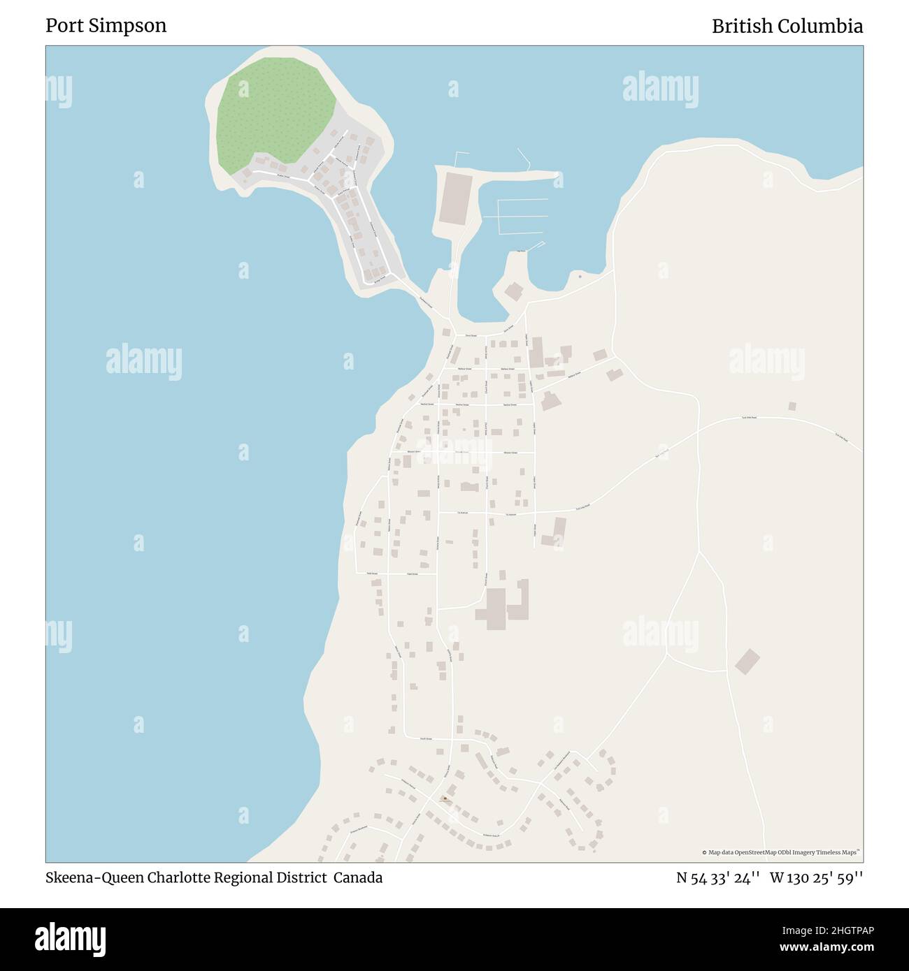 Port Simpson, Skeena-Queen Charlotte Regional District, Kanada, British ...