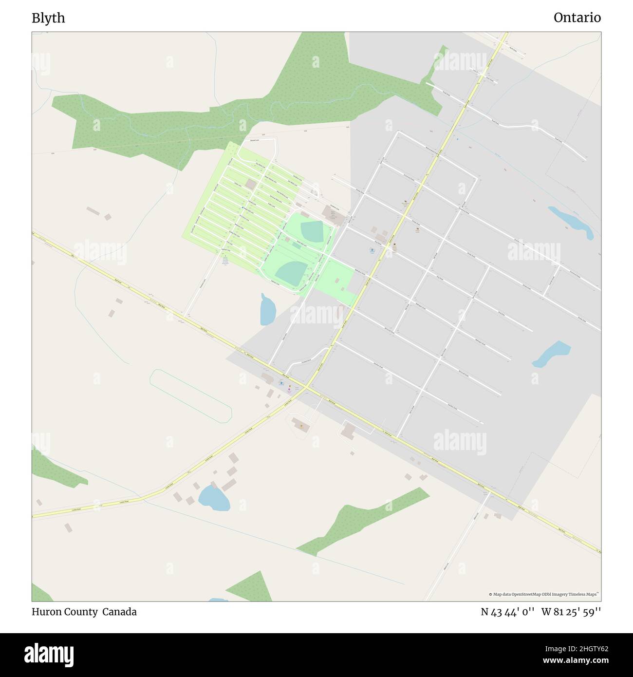 Blyth ontario karte -Fotos und -Bildmaterial in hoher Auflösung – Alamy