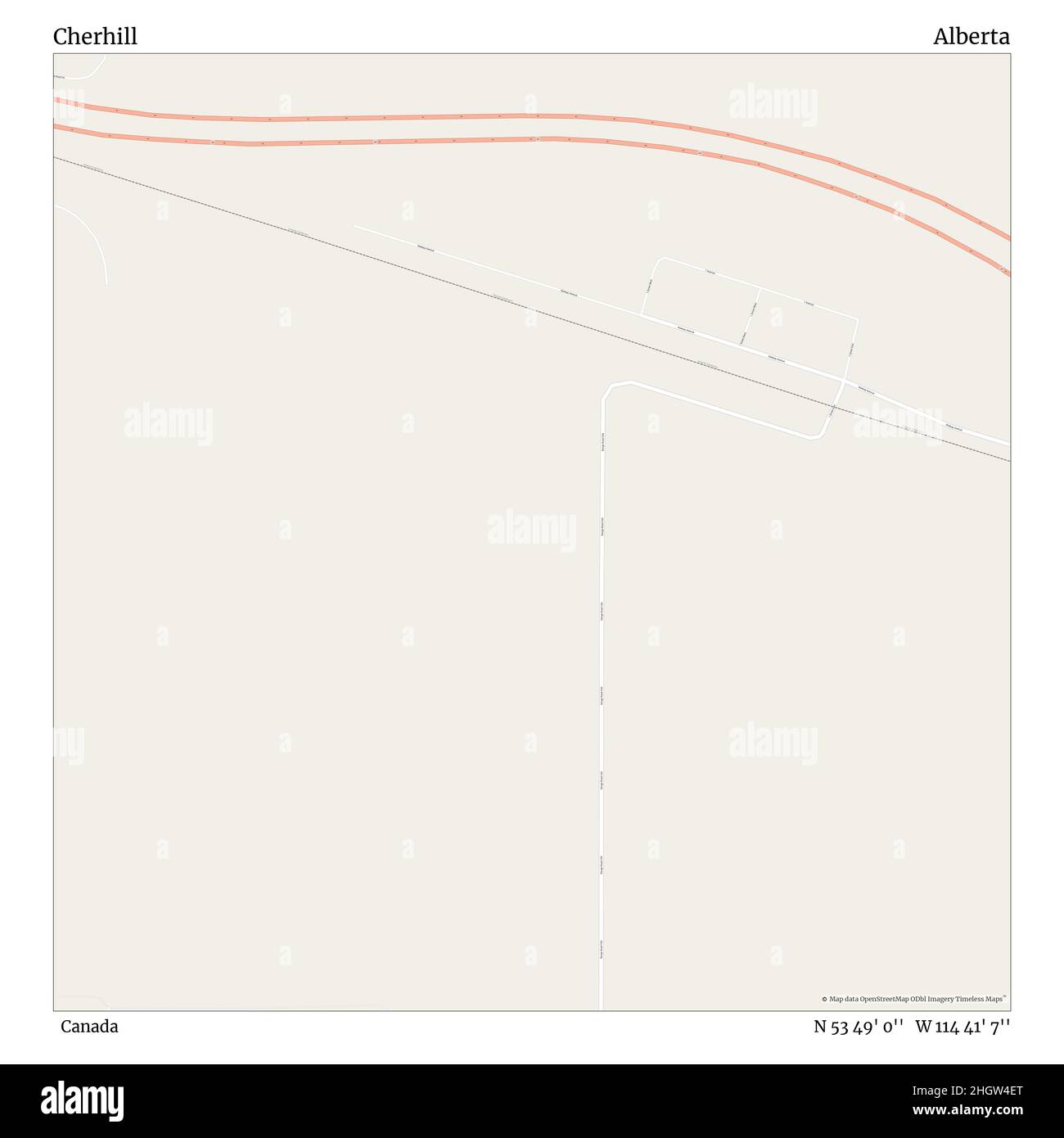 Cherhill, Kanada, Alberta, N 53 49' 0'', W 114 41' 7'', map, Timeless ...