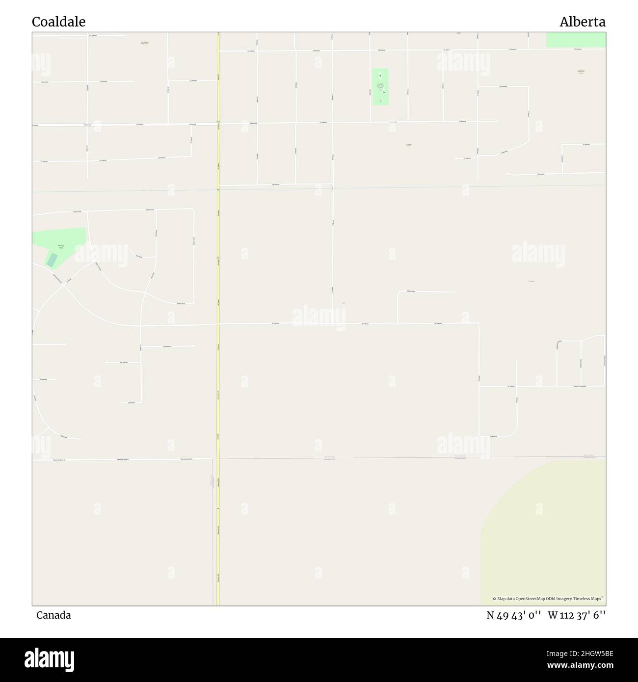 Coaldale alberta karte -Fotos und -Bildmaterial in hoher Auflösung – Alamy