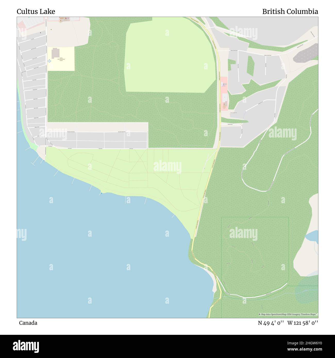 Cultus Lake, Kanada, British Columbia, N 49 4' 0'', W 121 58' 0 ...