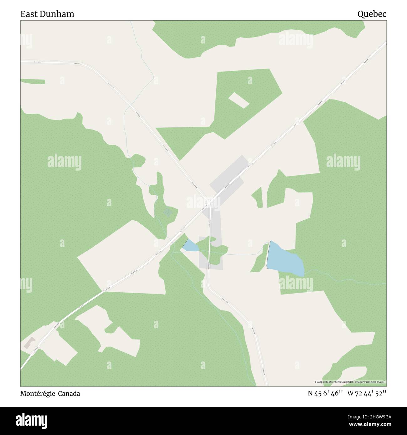 East Dunham, Montérégie, Canada, Quebec, N 45 6' 46'', W 72 44' 52 ...