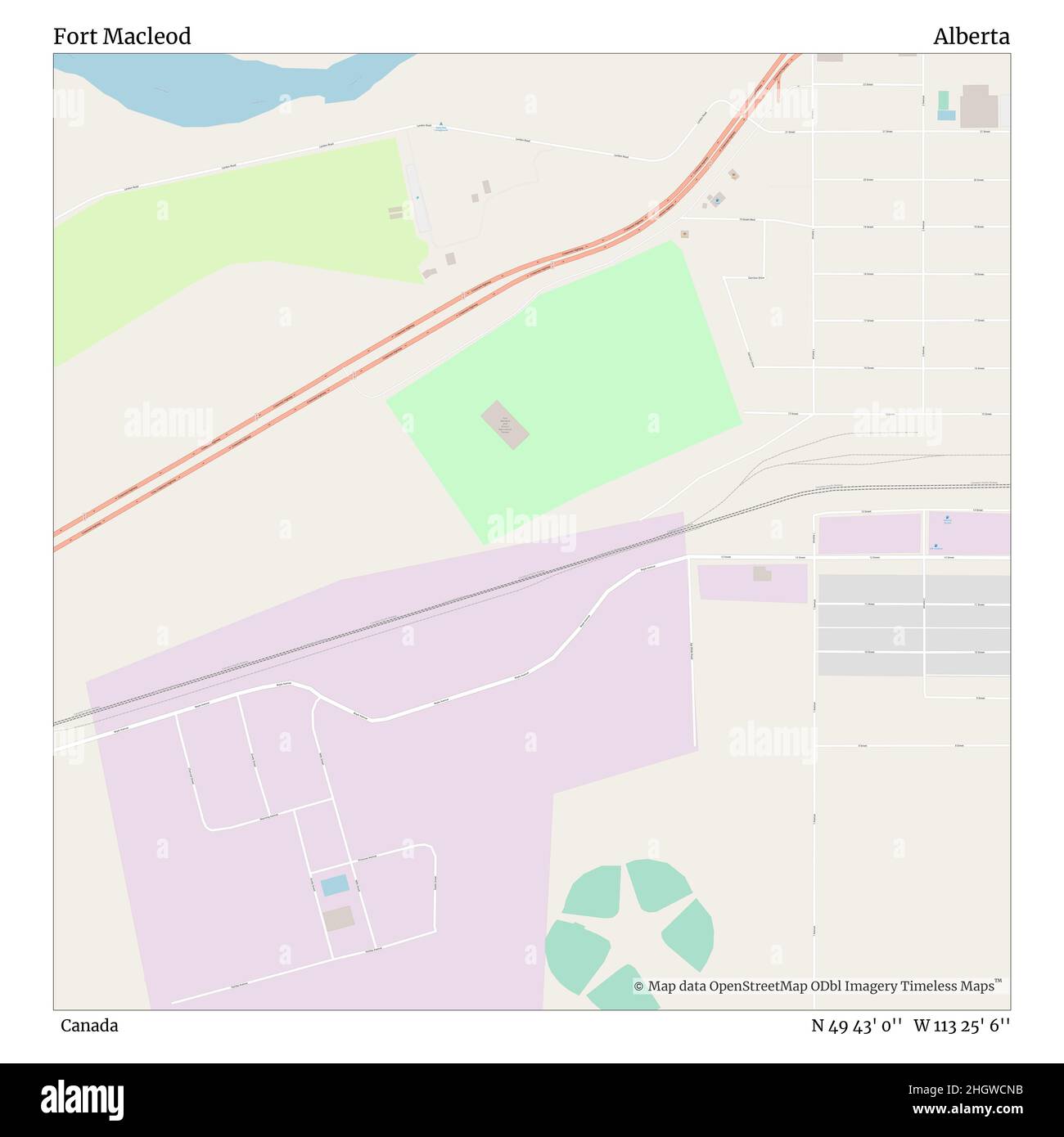 Fort macleod karte -Fotos und -Bildmaterial in hoher Auflösung – Alamy