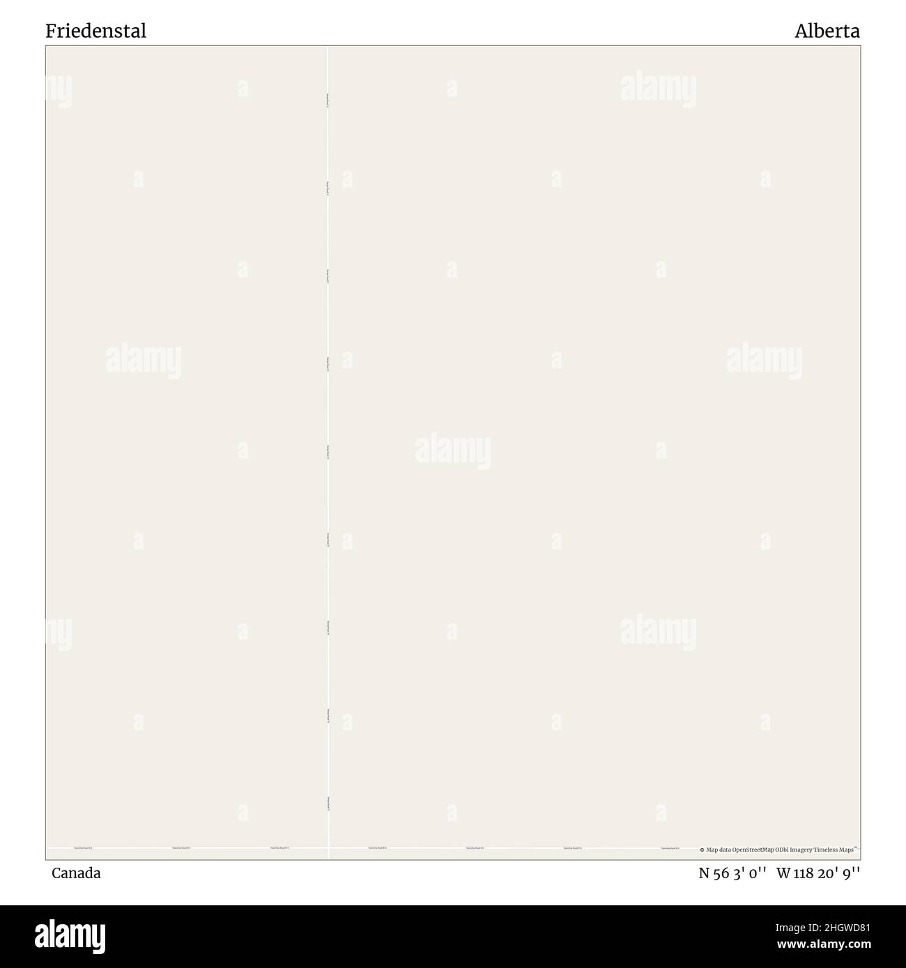 Friedenstal, Kanada, Alberta, N 56 3' 0'', W 118 20' 9'', map, Timeless ...