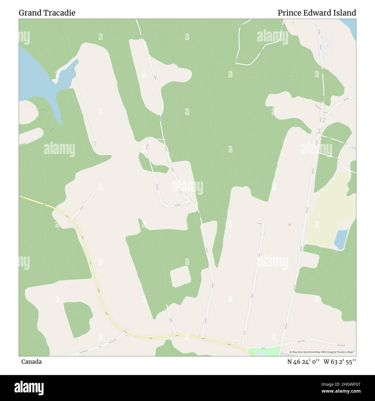 Grand Tracadie, Kanada, Prince Edward Island, N 46 24' 0'', W 63 2' 55 ...