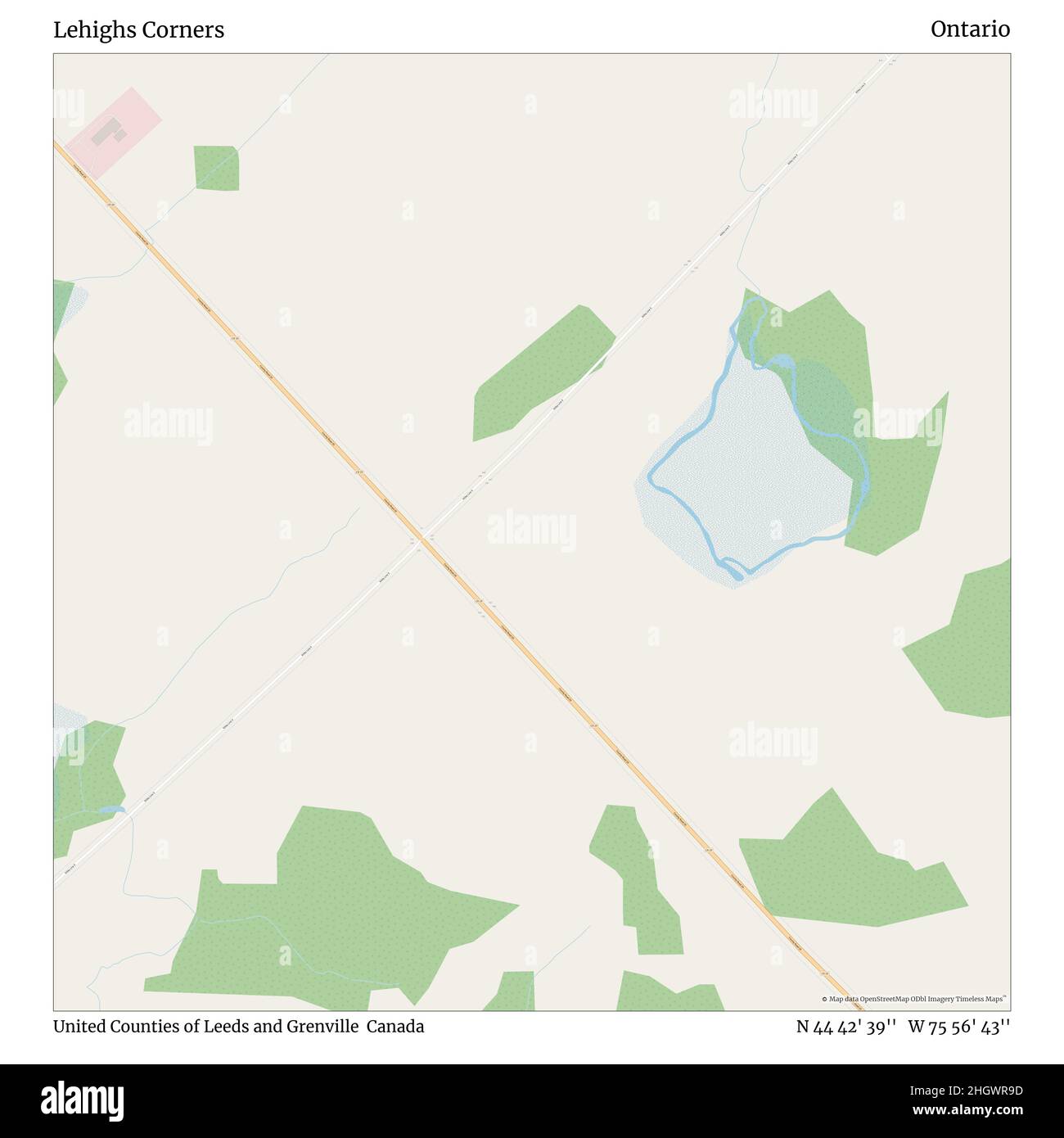 Lehs Corners, United Counties of Leeds and Grenville, Canada, Ontario ...