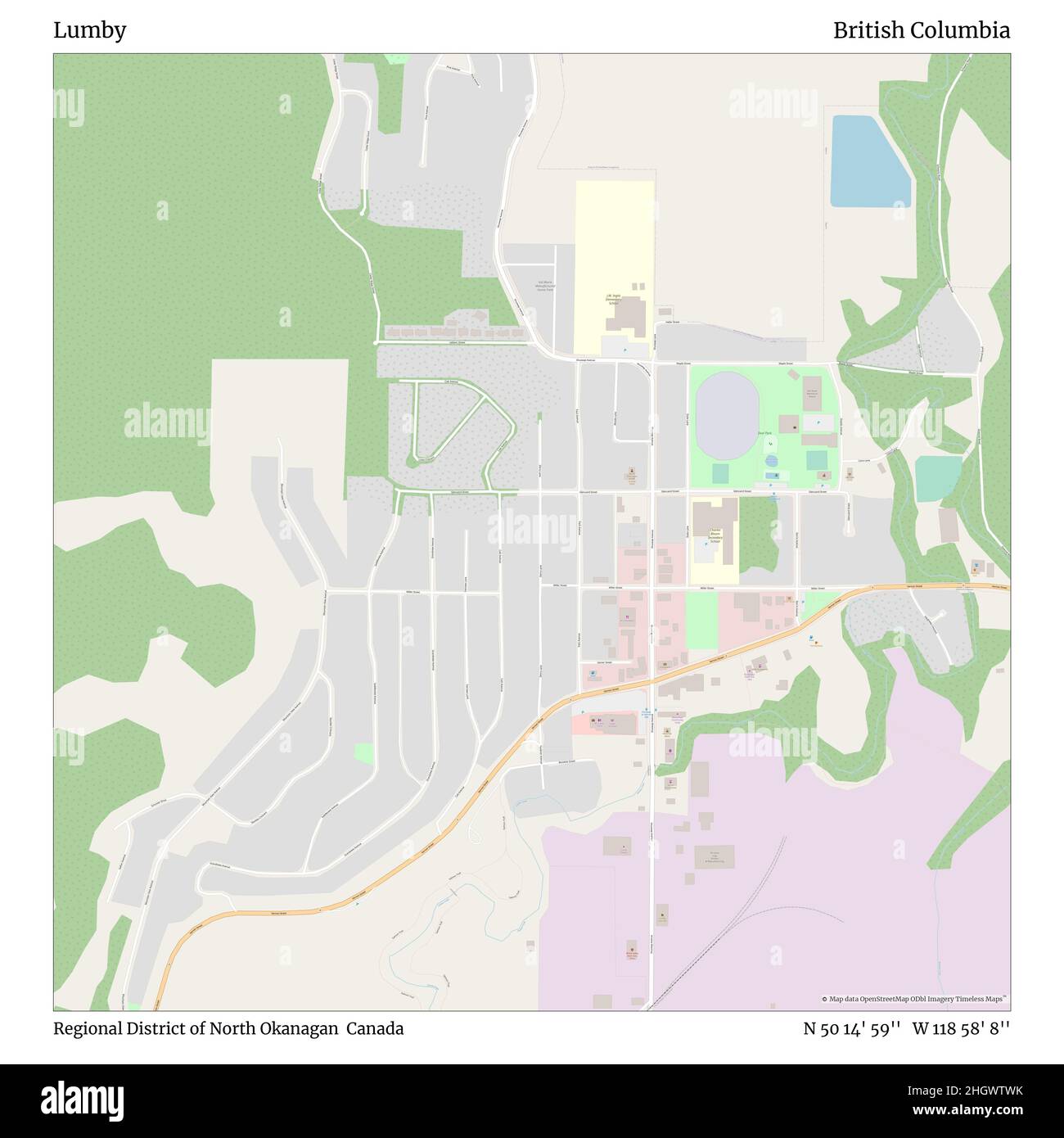 Lumby, Regional District of North Okanagan, Canada, British Columbia, N ...
