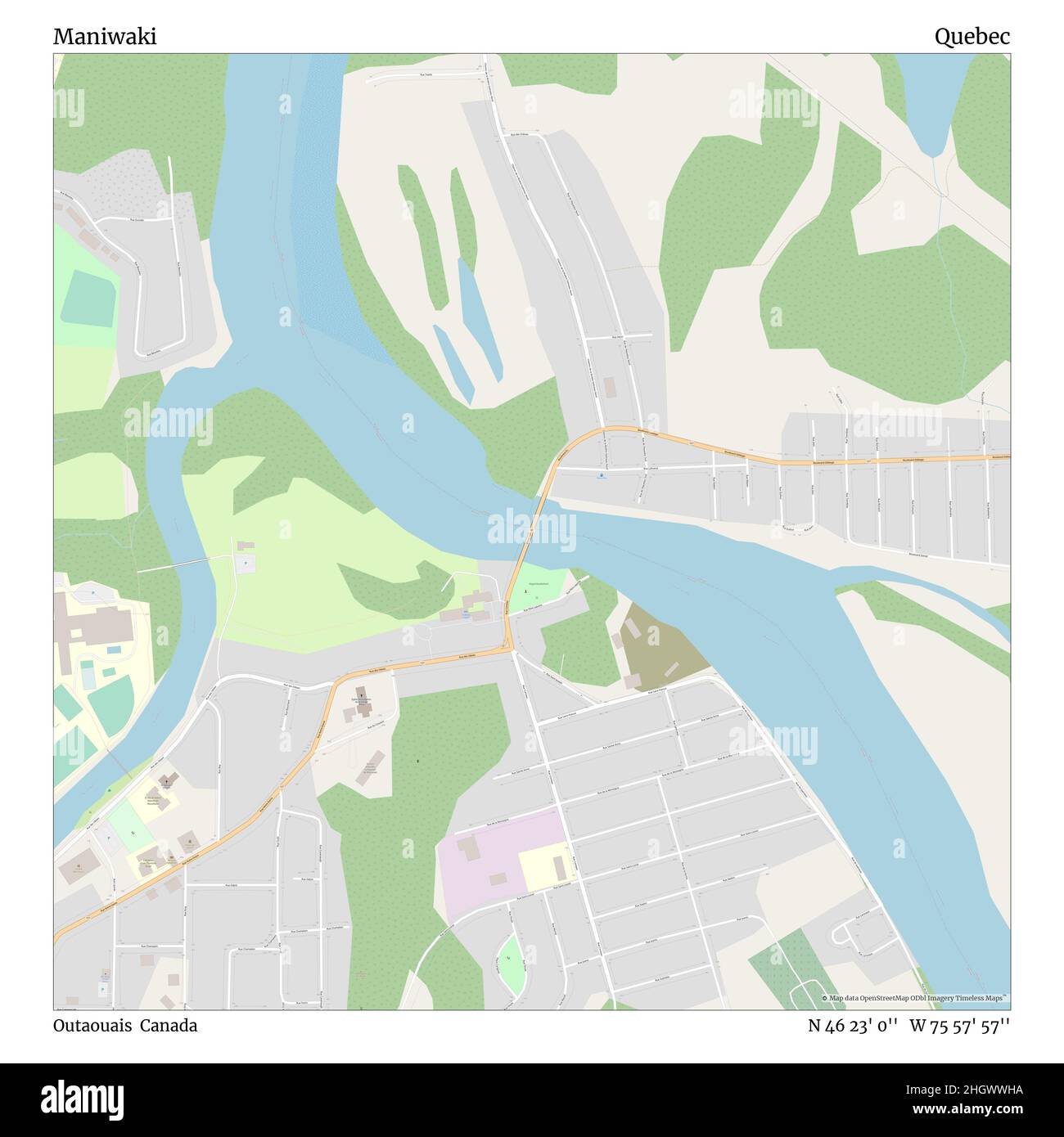 Mappa di maniwaki -Fotos und -Bildmaterial in hoher Auflösung – Alamy