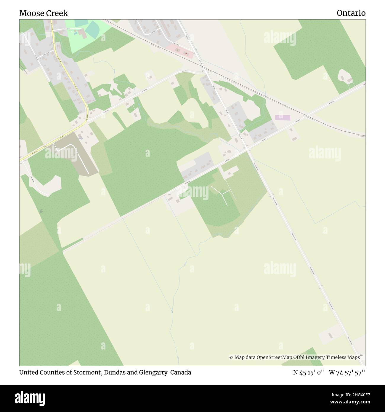 Moose Creek, United Counties of Stormont, Dundas and Glengarry, Kanada ...
