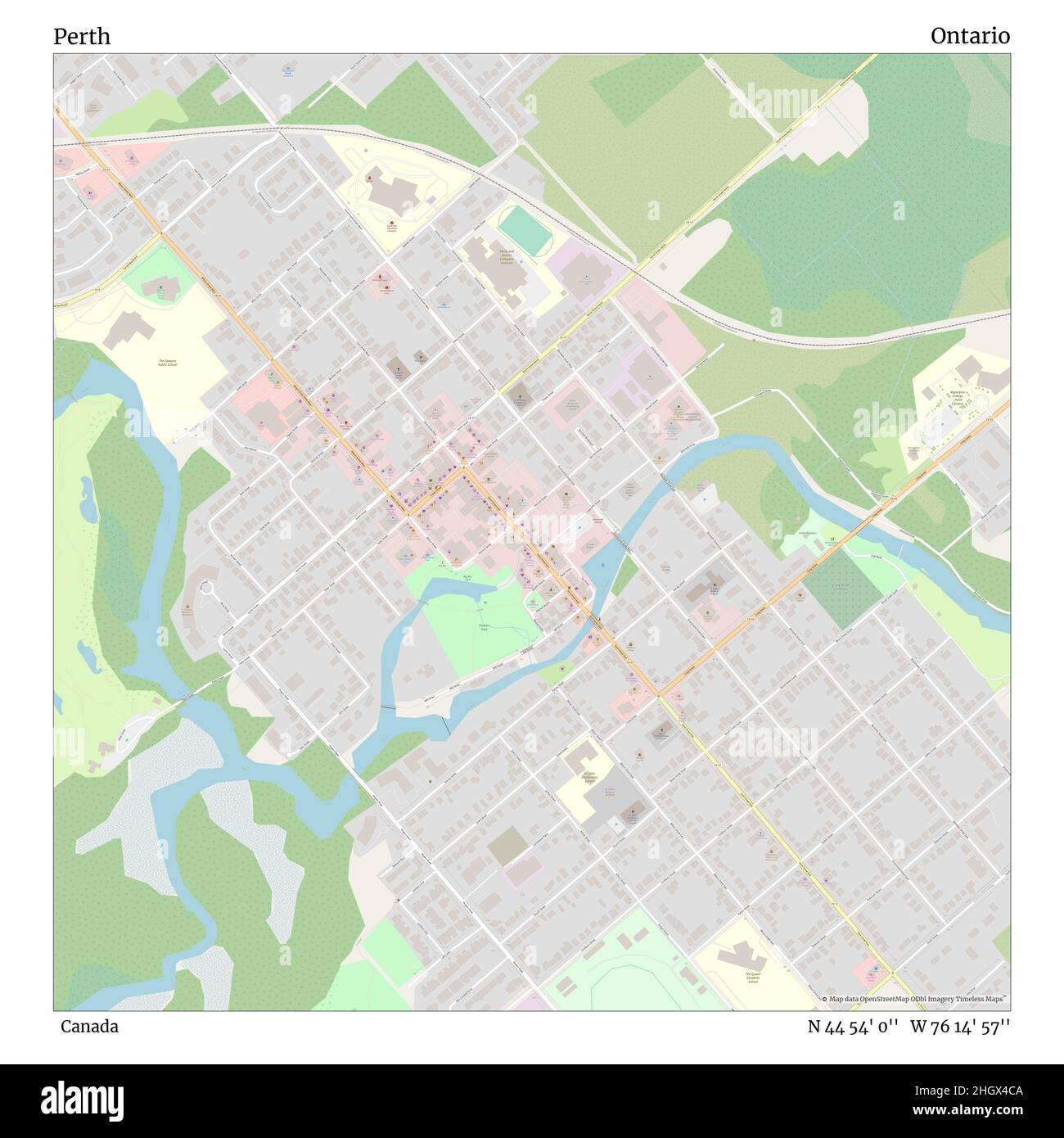 Mappa di perth ontario -Fotos und -Bildmaterial in hoher Auflösung – Alamy