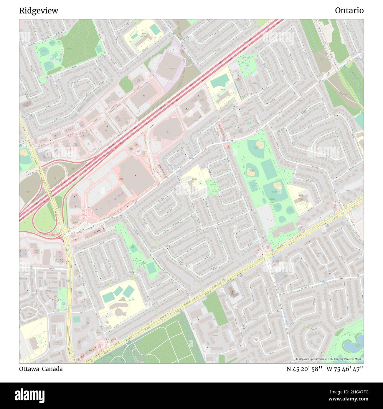 Karte von ridgeview Ausgeschnittene Stockfotos und -bilder - Alamy