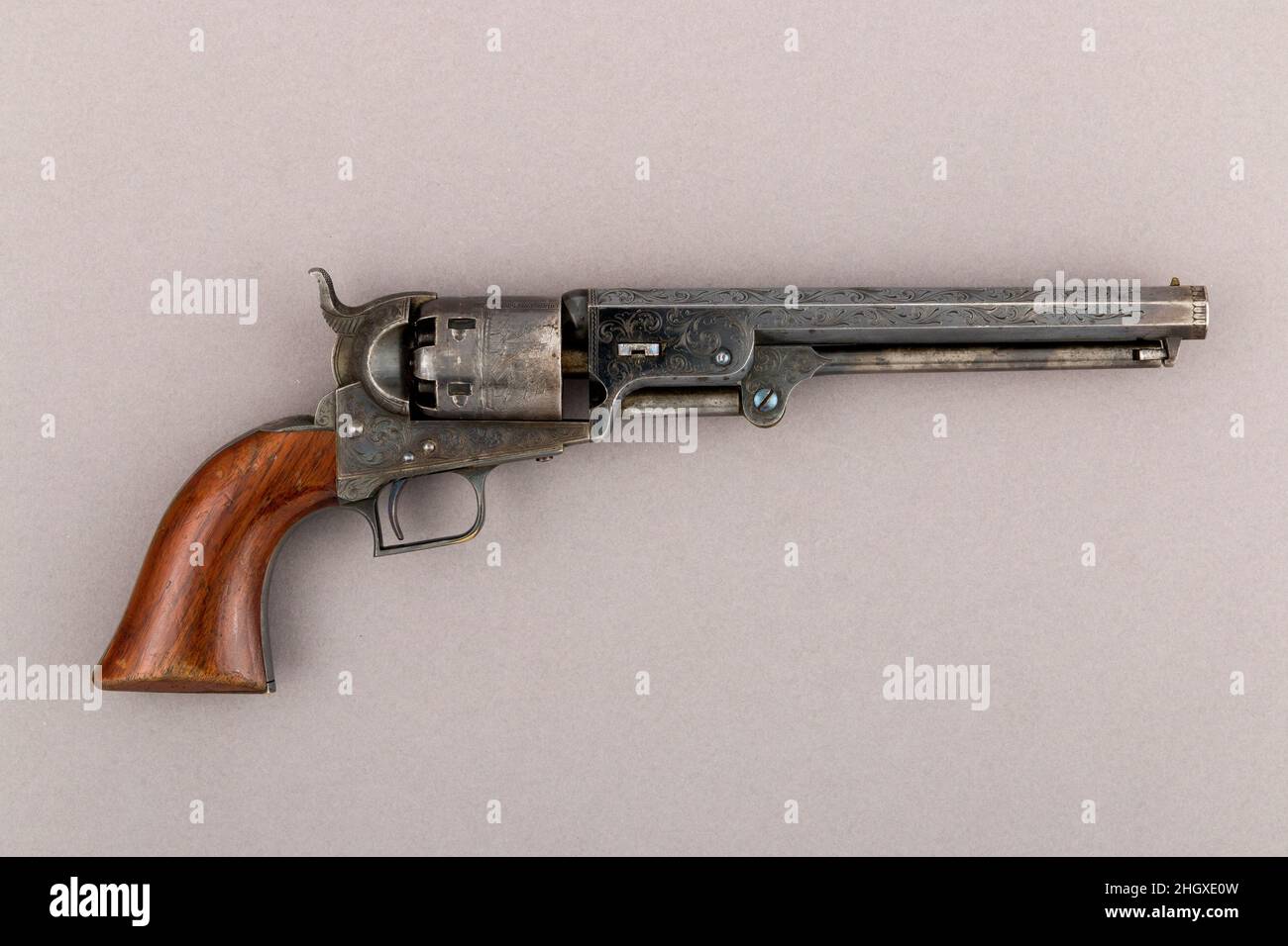 Colt Modell 1851 Navy Percussion Revolver, Seriennummer 2 1850 Samuel ...