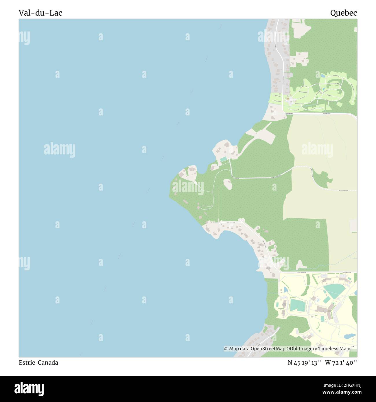 Val-du-Lac, Estrie, Kanada, Quebec, N 45 19' 13'', W 72 1' 40'', map ...