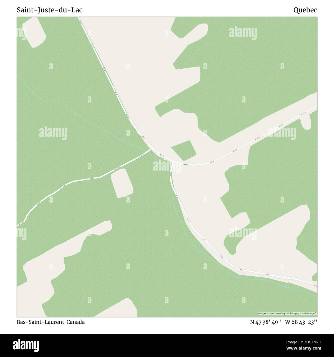 Saint-Juste-du-Lac, Bas-Saint-Laurent, Canada, Quebec, N 47 38' 49'', W ...