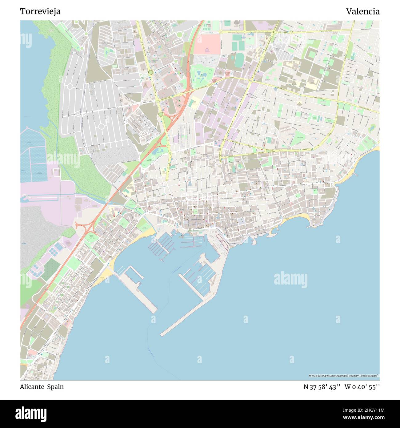 Karte von torrevieja spanien -Fotos und -Bildmaterial in hoher ...