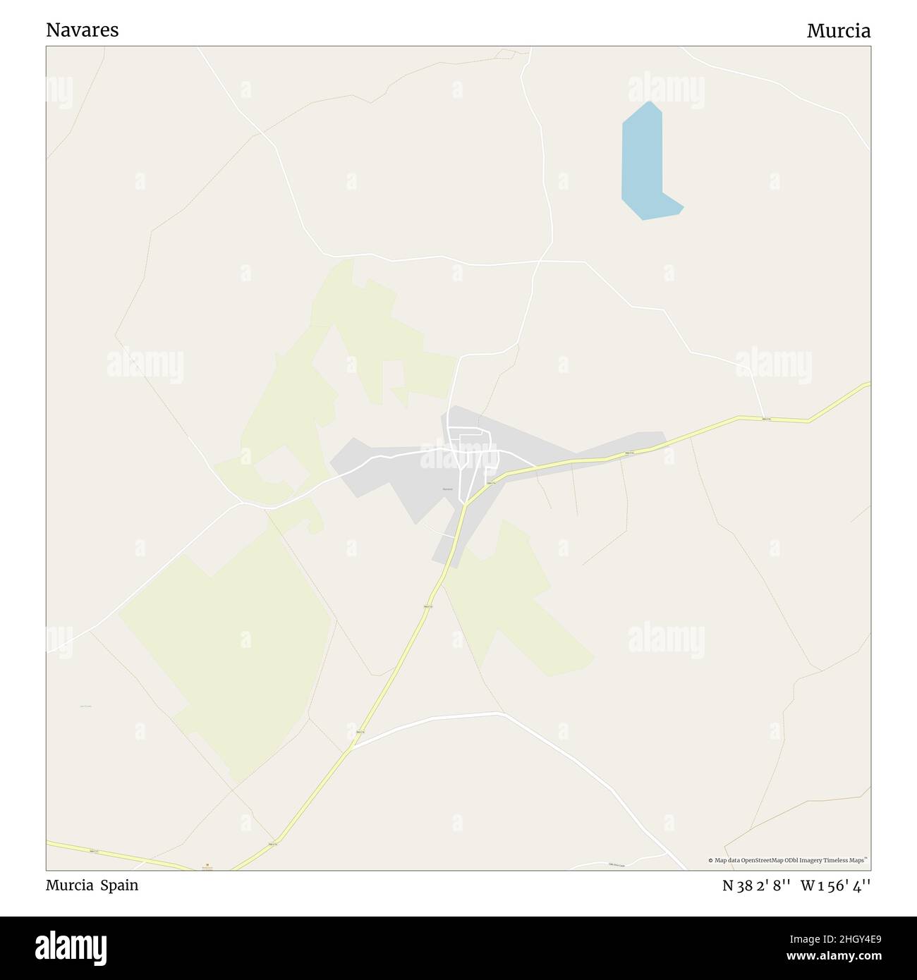 Navares, Murcia, Spanien, Murcia, N 38 2' 8'', W 1 56' 4'', map ...
