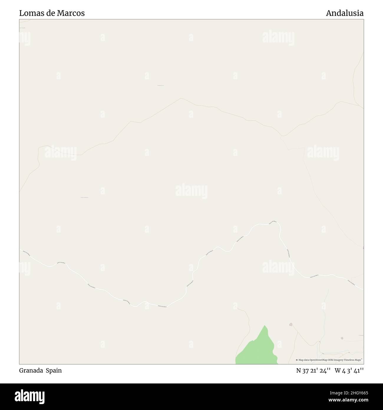 Lomas de Marcos, Granada, Spanien, Andalusien, N 37 21' 24'', W 4 3' 41 ...