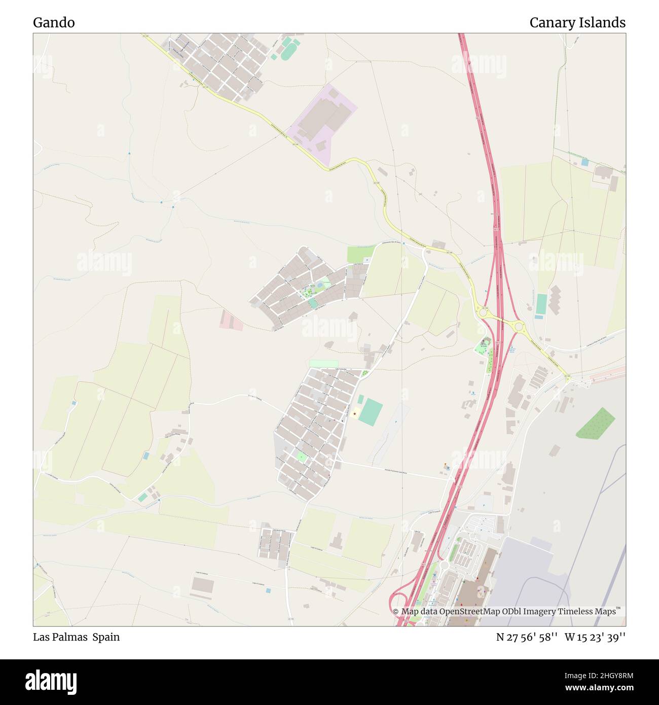 Gando, Las Palmas, Spanien, Kanarische Inseln, N 27 56' 58'', W 15 23 ...