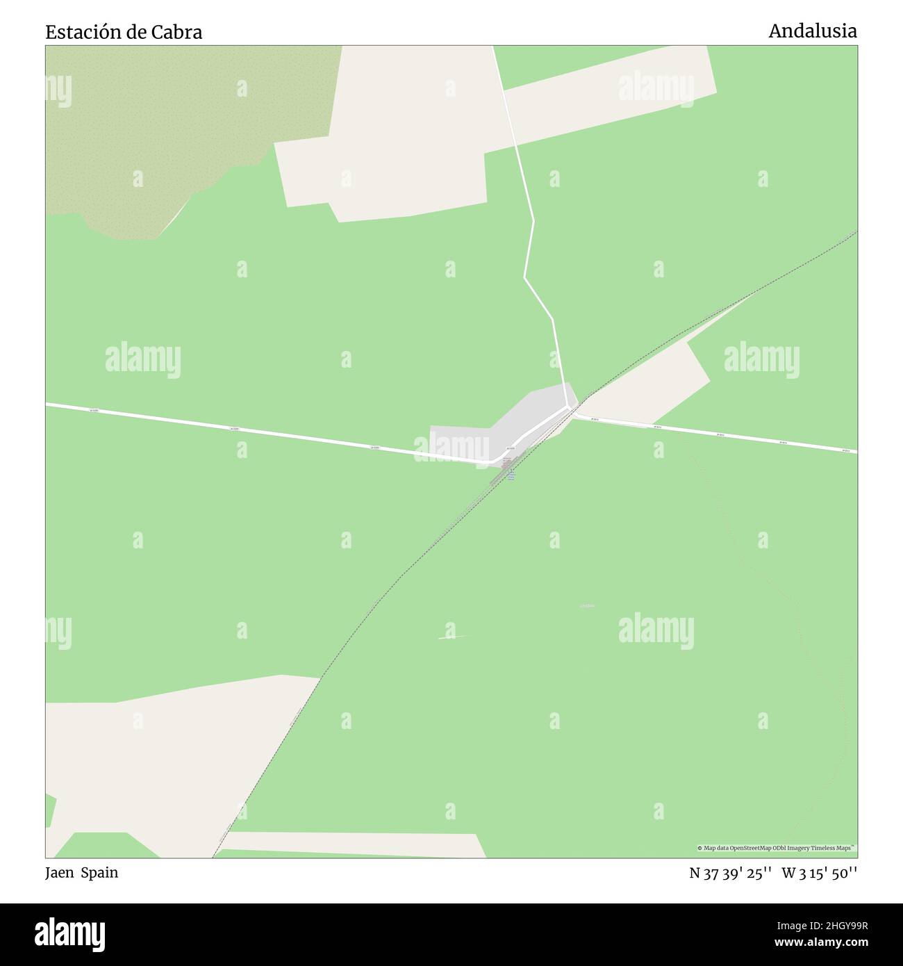 Estación de Cabra, Jaen, Spanien, Andalusien, N 37 39' 25'', W 3 15' 50 ...