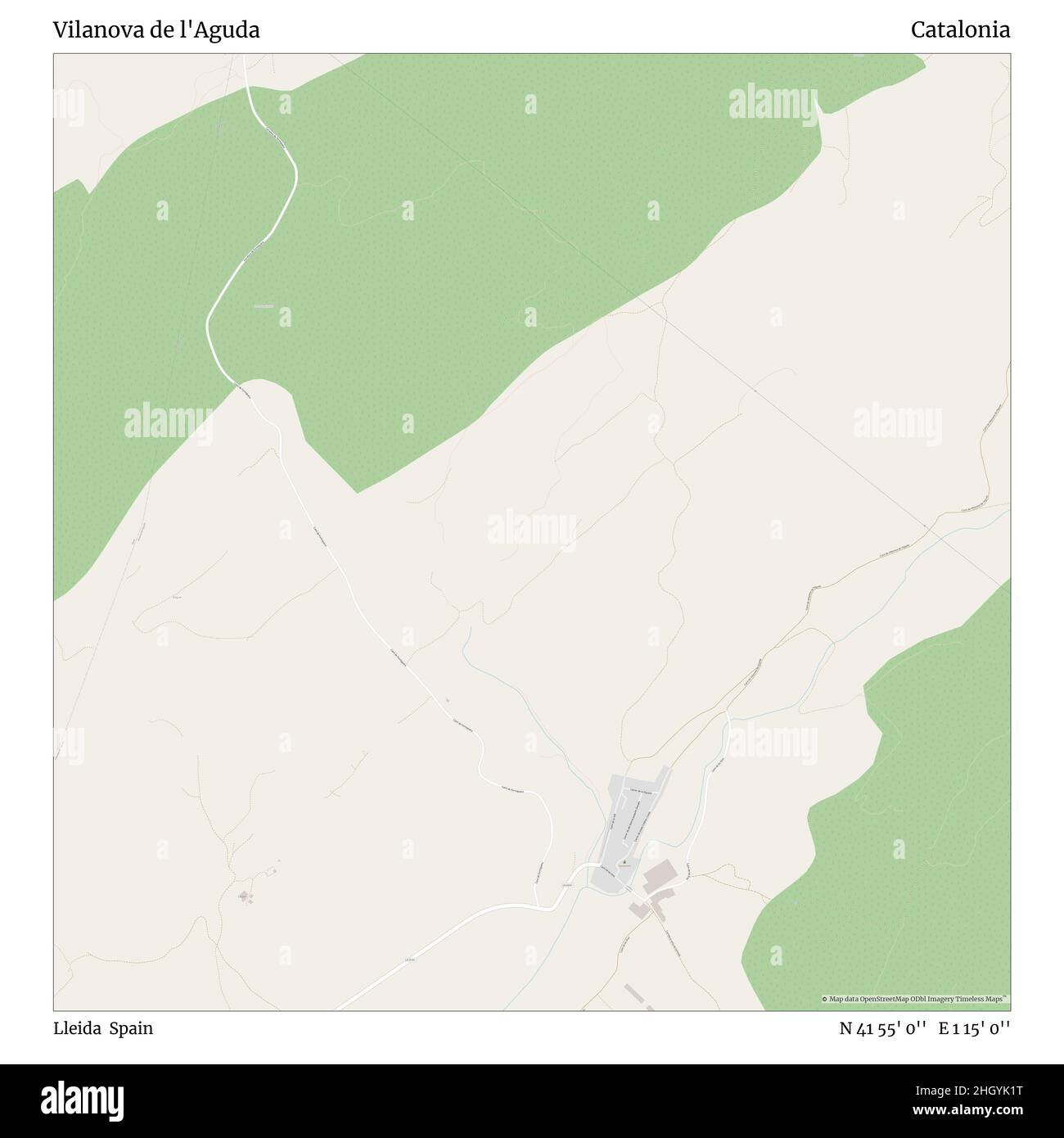 Vilanova de l'Aguda, Lleida, Spanien, Katalonien, N 41 55' 0'', E 1 15 ...