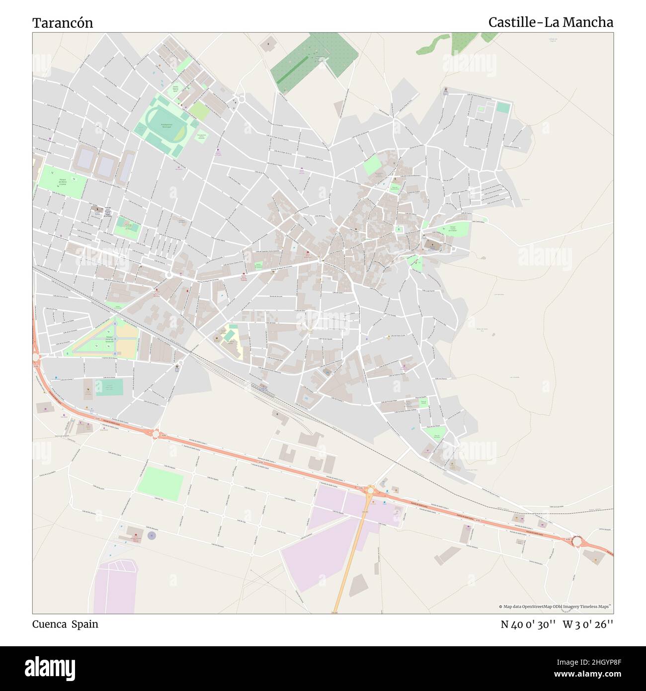 Tarancón, Cuenca, Spanien, Castille-La Mancha, N 40 0' 30'', W 3 0' 26 ...