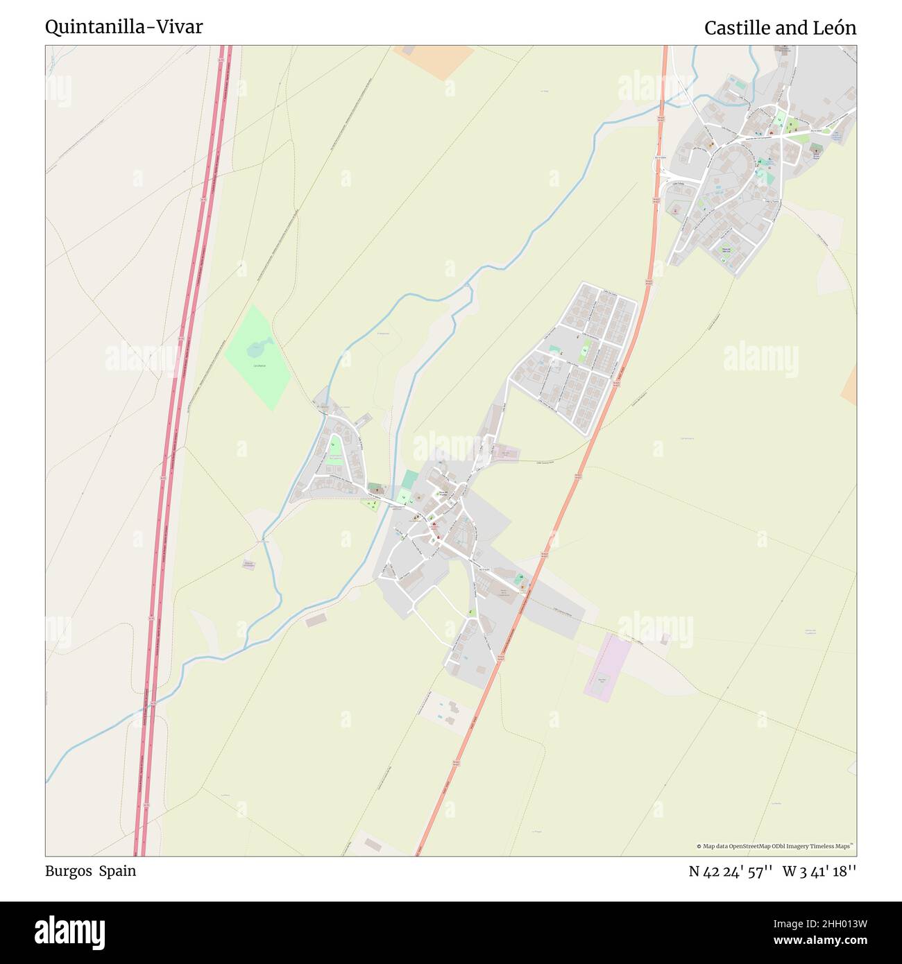 Quintanilla-Vivar, Burgos, Spanien, Kastilien und León, N 42 24' 57 ...