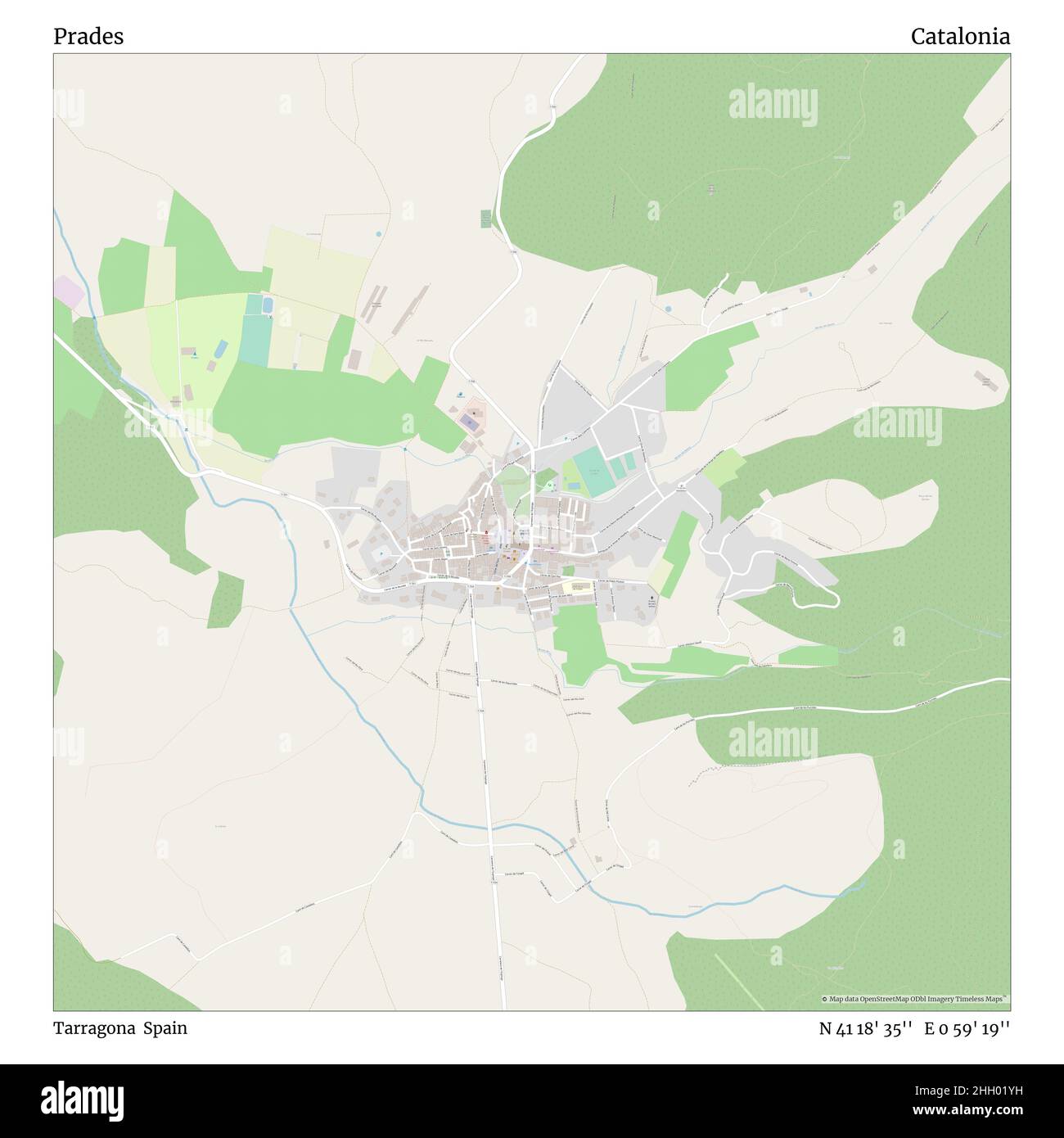 Prades, Tarragona, Spanien, Katalonien, N 41 18' 35'', E 0 59' 19 ...