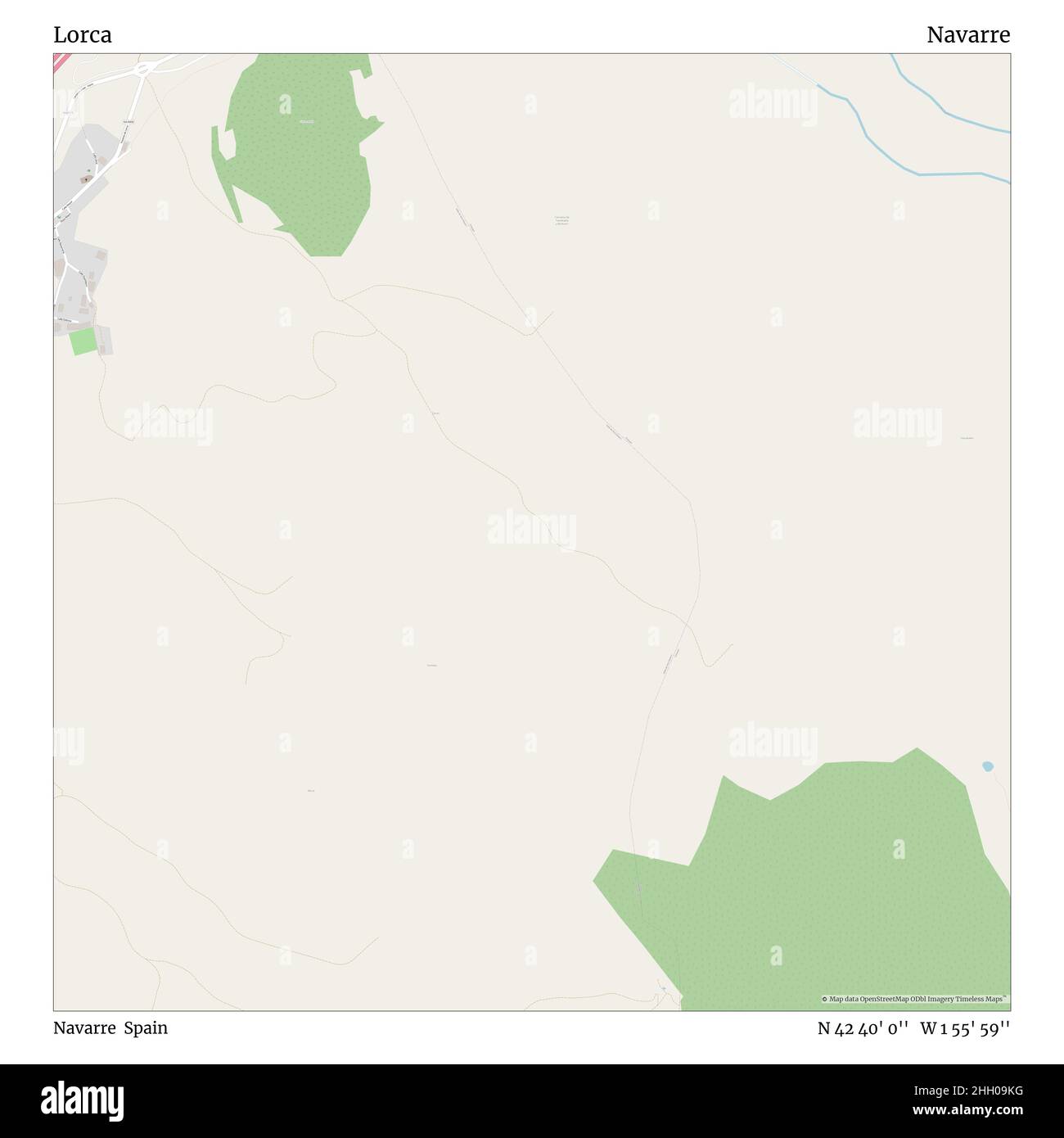 Lorca, Navarra, Spanien, Navarra, N 42 40' 0'', W 1 55' 59'', map ...