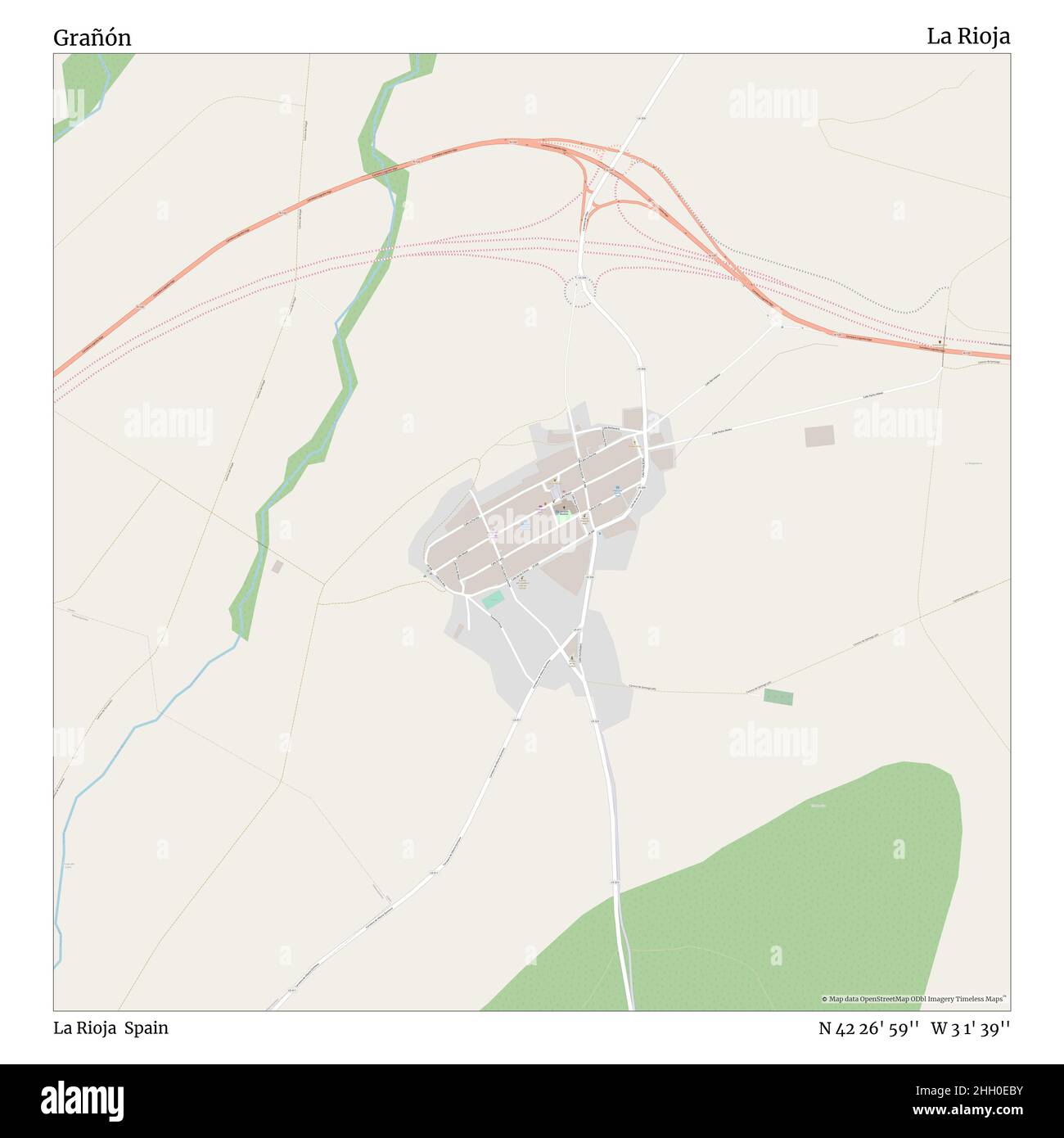 Grañón, La Rija, Spanien, La Rija, N 42 26' 59'', W 3 1' 39'', map ...