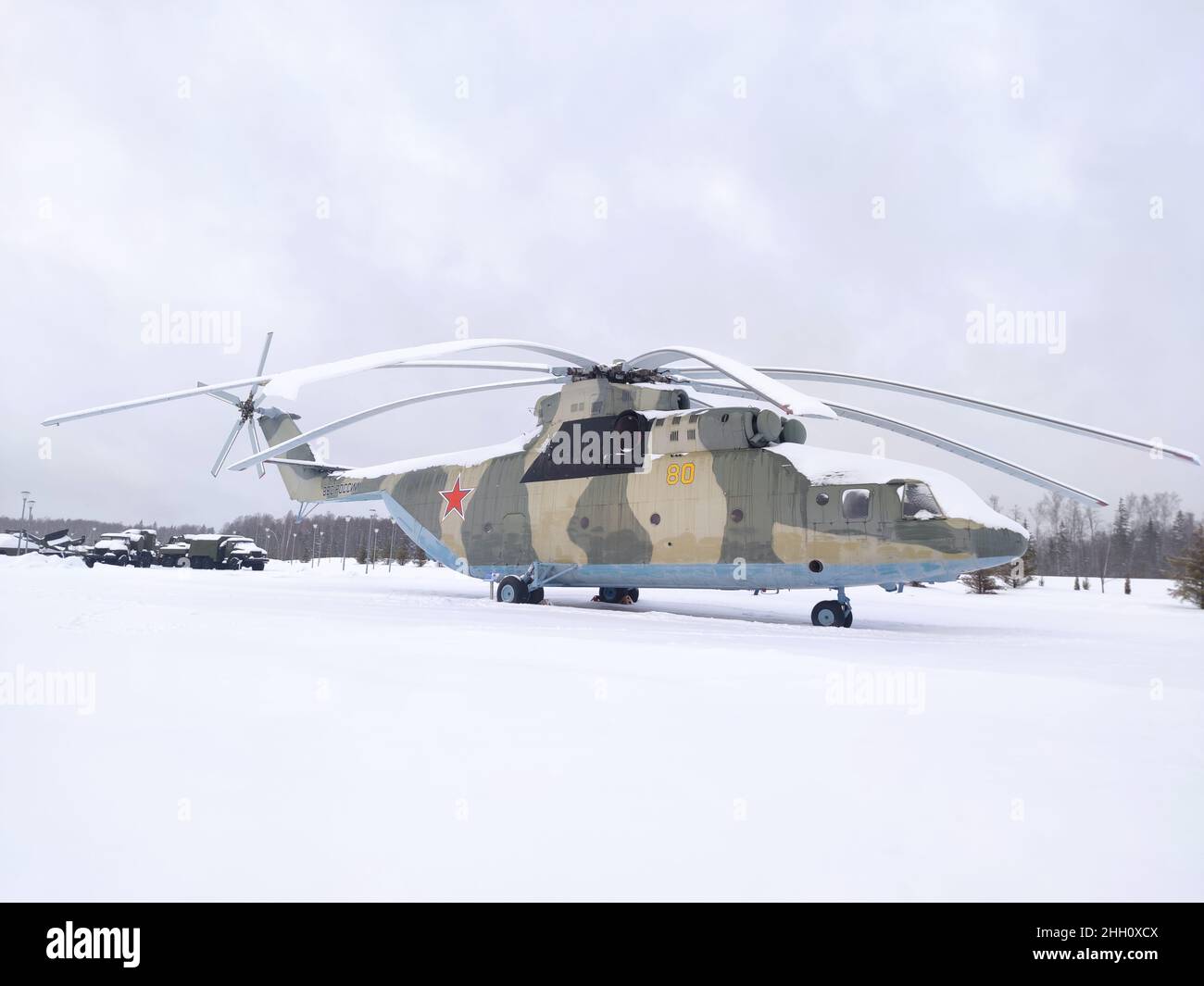 Russland Luftwaffe schweren Transport-Hubschrauber Mil Mi-26. Der ...