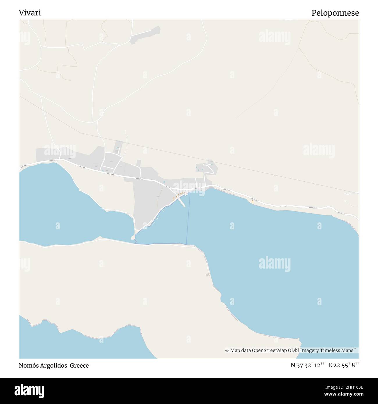 Vivari, Nomós Argolídos, Griechenland, Peloponnes, N 37 32' 12'', E 22 ...
