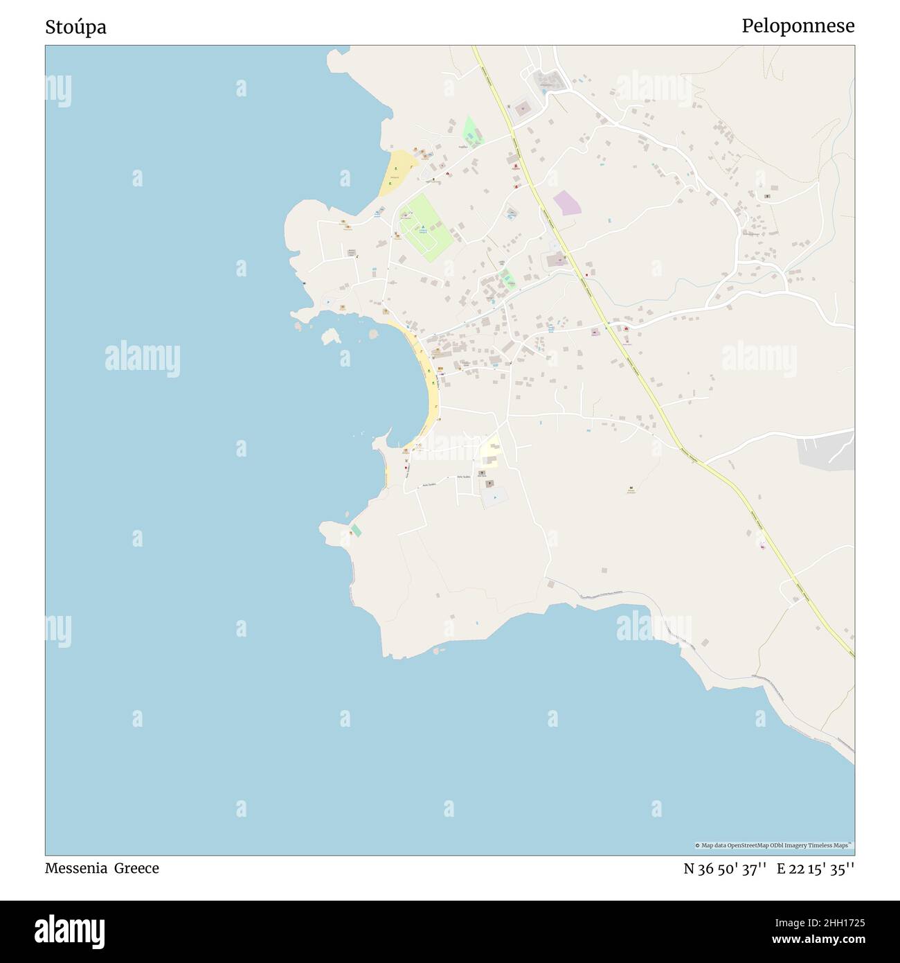 Stoúpa, Messenia, Griechenland, Peloponnes, N 36 50' 37'', E 22 15' 35 ...