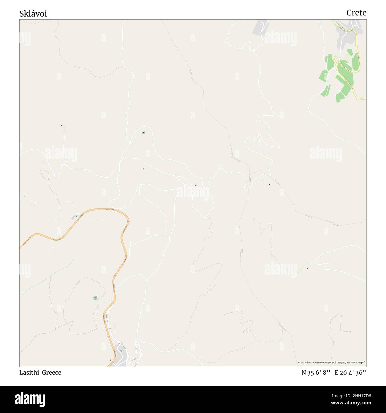 Sklávoi, Lasithi, Greece, Crete, N 35 6' 8'', E 26 4' 36'', map ...