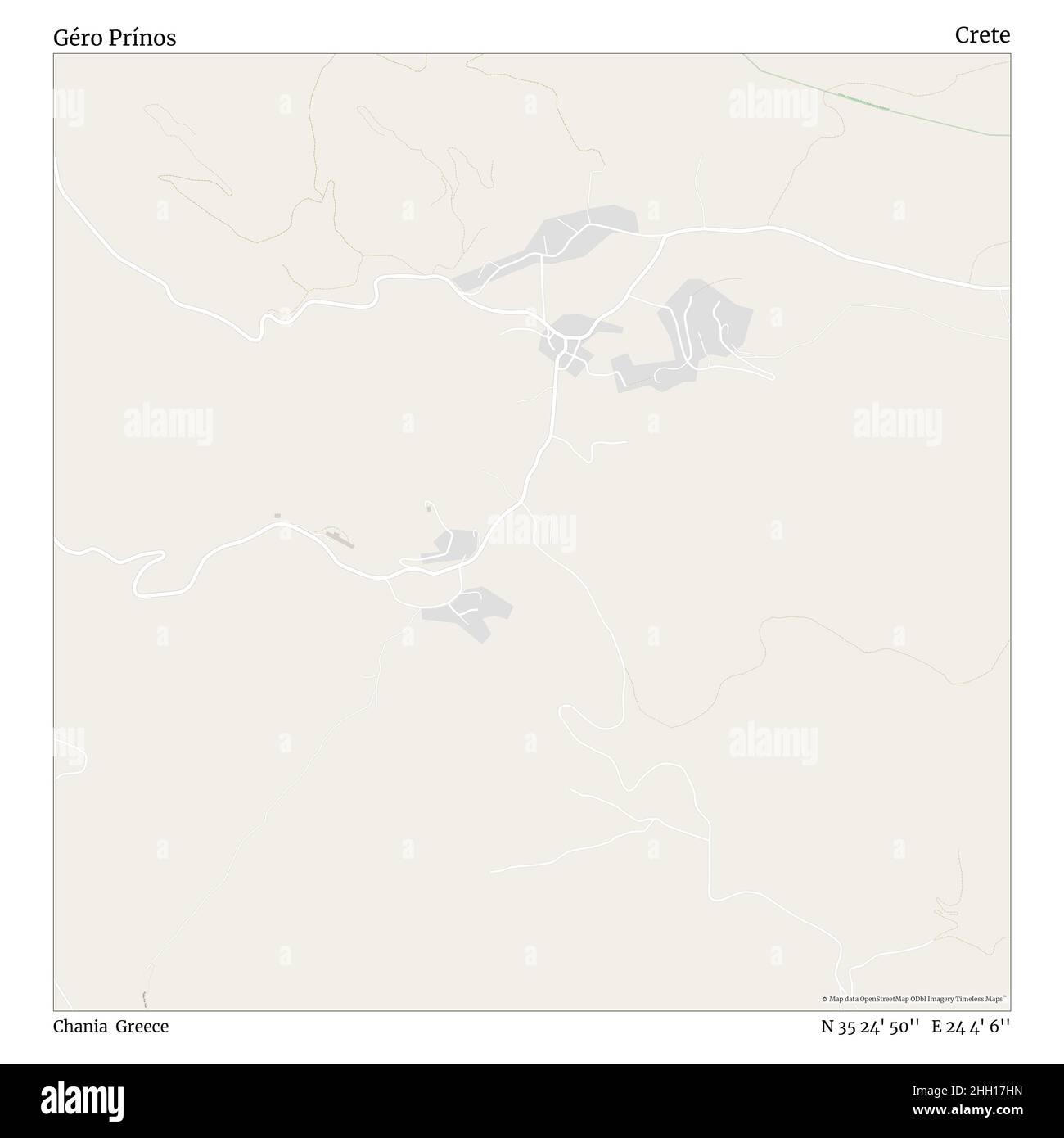 Géro Prínos, Chania, Griechenland, Kreta, N 35 24' 50'', E 24 4' 6 ...