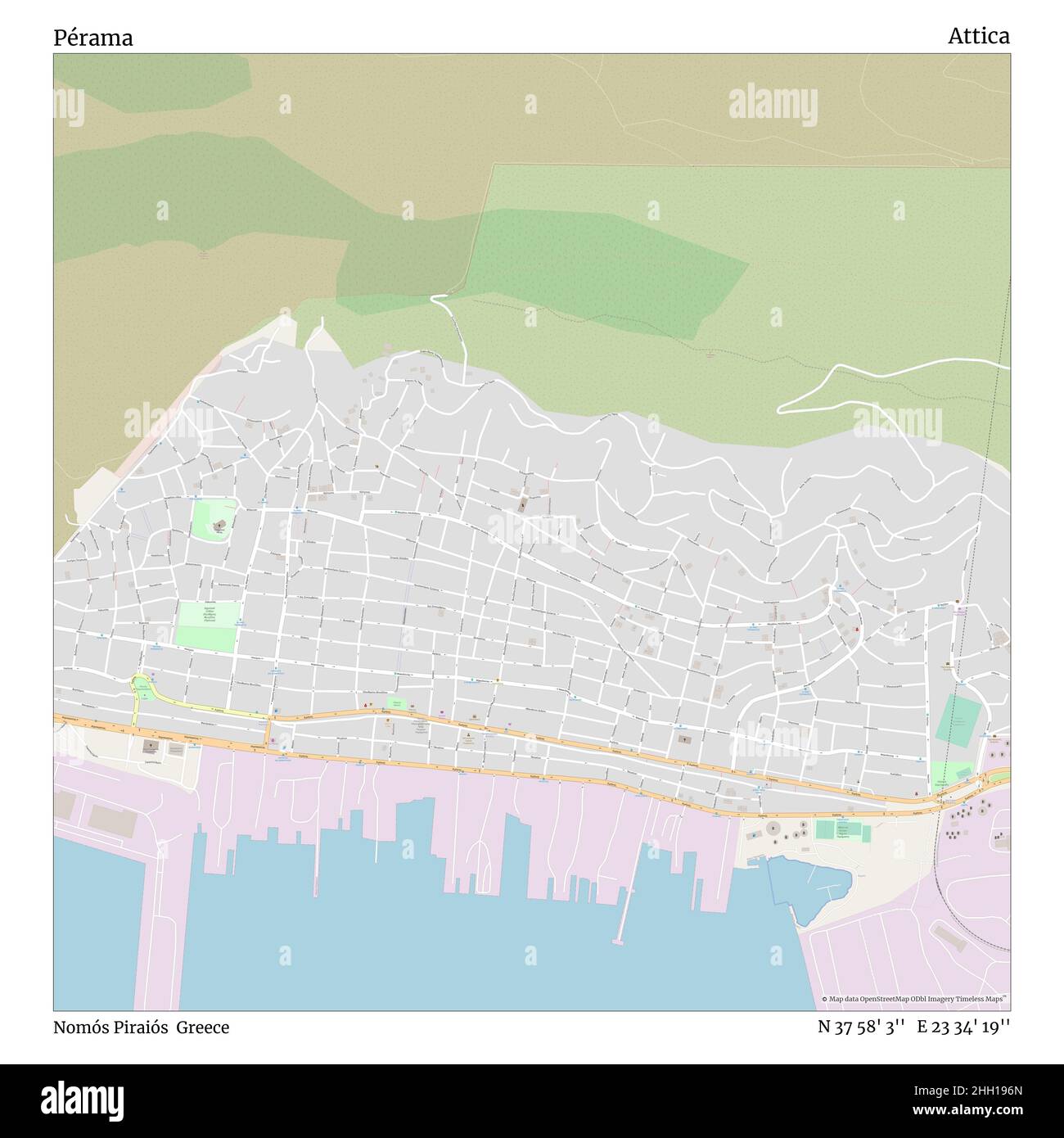 Pérama, Nomós Piraiós, Greece, Attica, N 37 58' 3'', E 23 34' 19'', map ...