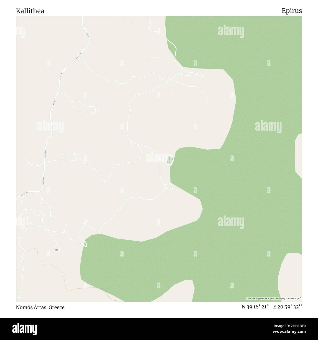 Kallithea, Nomós Ártas, Greece, Epirus, N 39 18' 21'', E 20 59' 32 ...