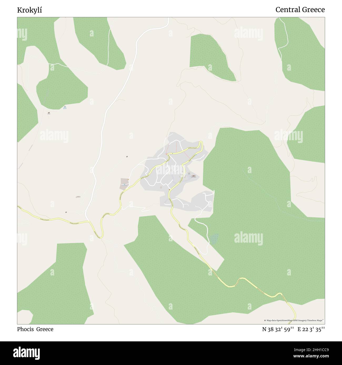 Krokylí, Phocis, Greece, Central Greece, N 38 32' 59'', E 22 3' 35 ...