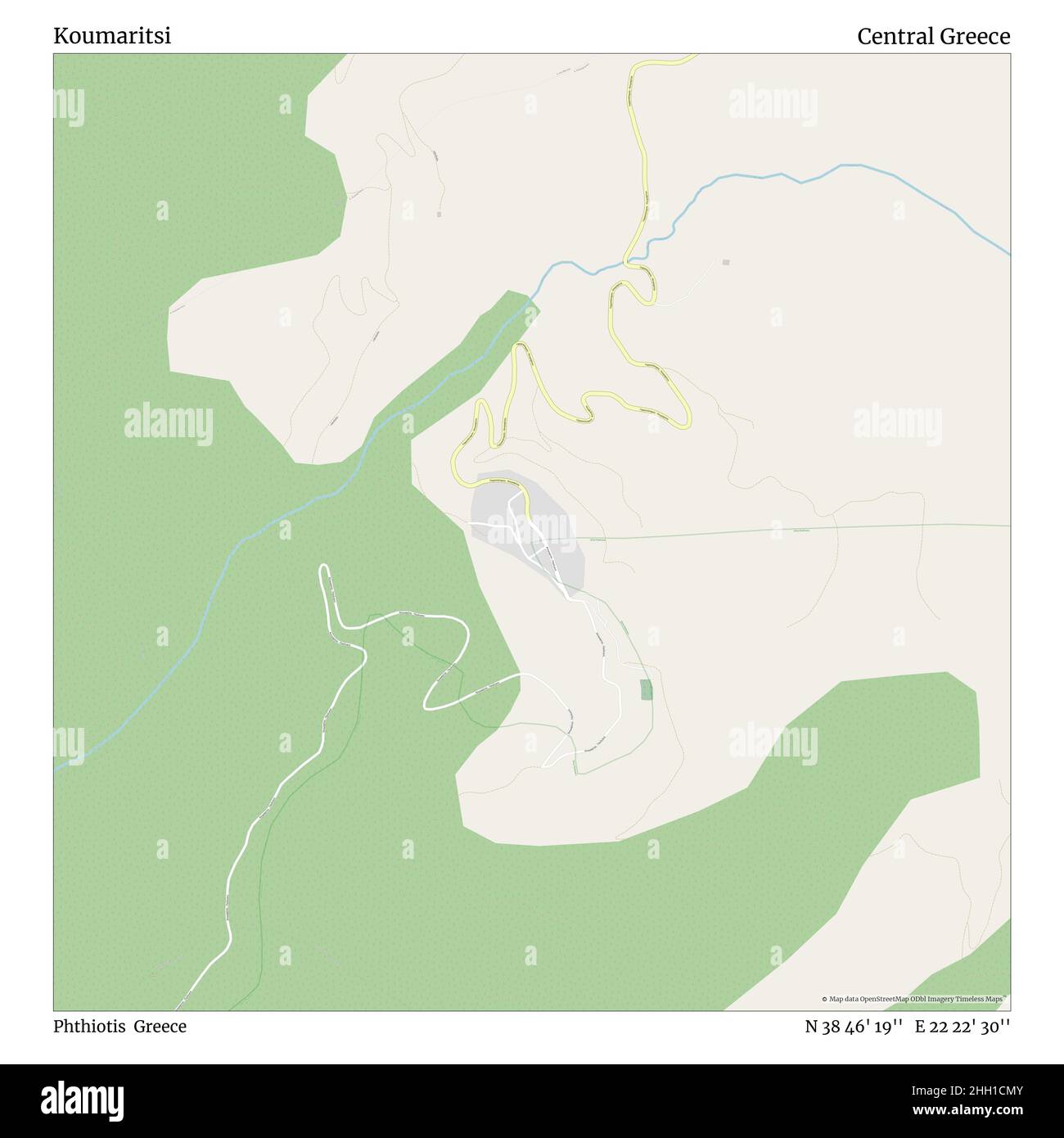 Koumaritsi, Phthiotis, Griechenland, Zentralgriechenland, N 38 46' 19 ...