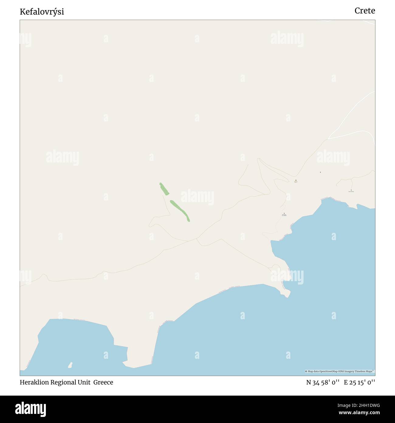 Kefalovrýsi, Heraklion Regional Unit, Greece, Crete, N 34 58' 0'', E 25 ...