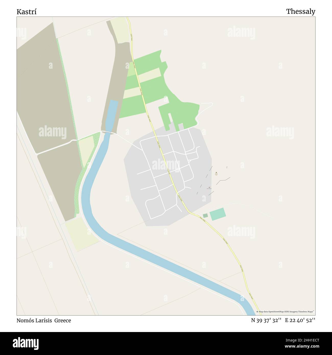Kastrí, Nomós Larísis, Greece, Thessaly, N 39 37' 32'', E 22 40' 52 ...