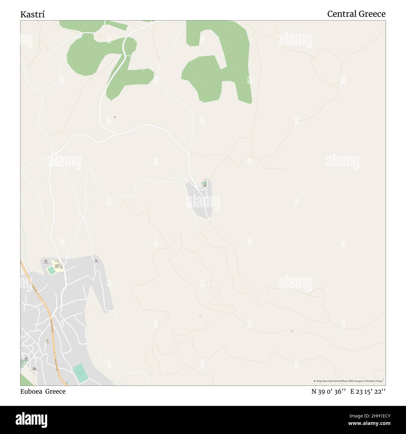 Kastrí, Euboea, Griechenland, Zentralgriechenland, N 39 0' 36'', E 23 ...
